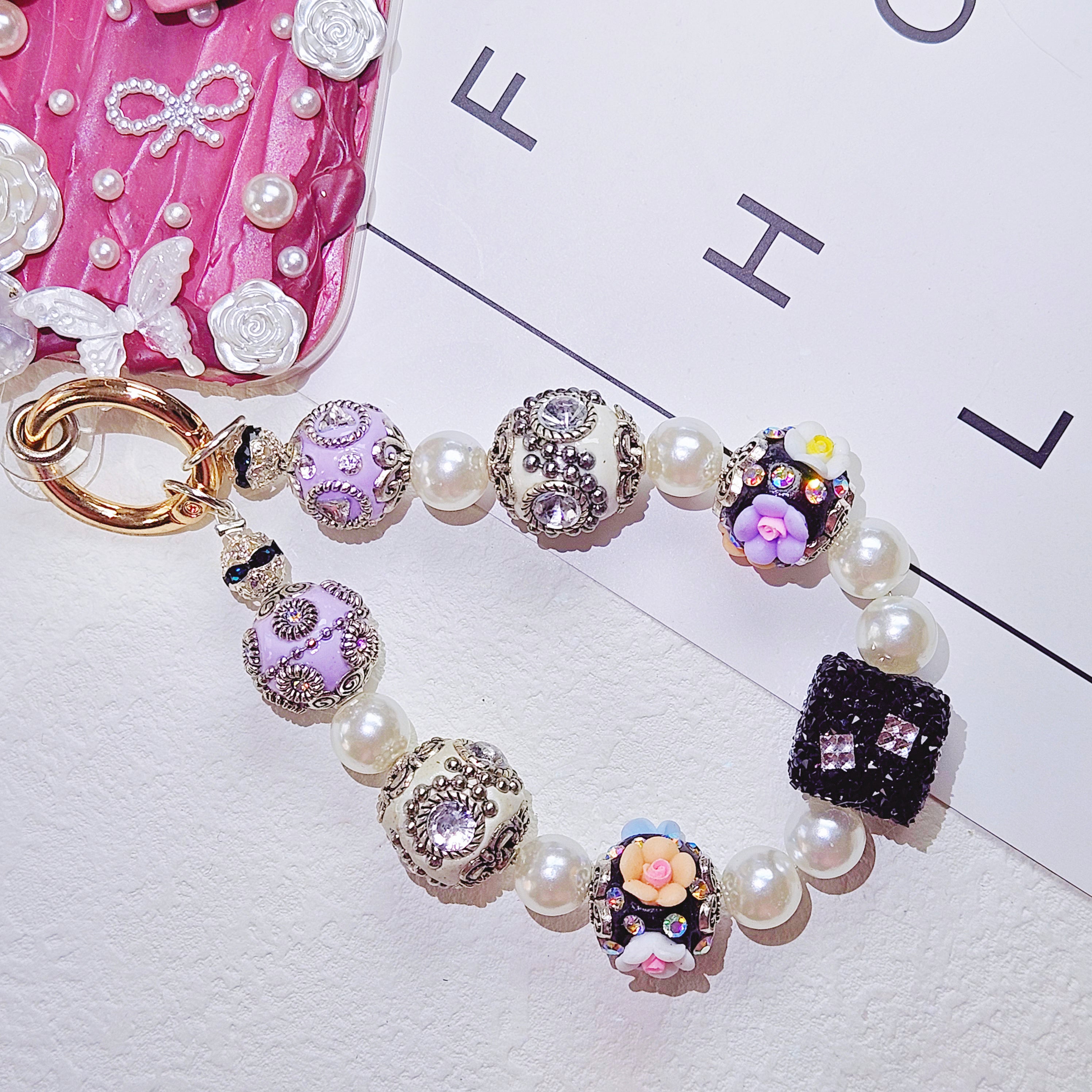 Special DIY Handmade Mix Beads Designed Phone Charm /Straps – Missbeads ...